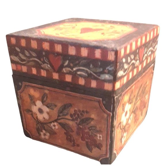 Bob's Boxes | Accents | Bobs Boxes Folk Art Heart Box Heavy Paperboard ...